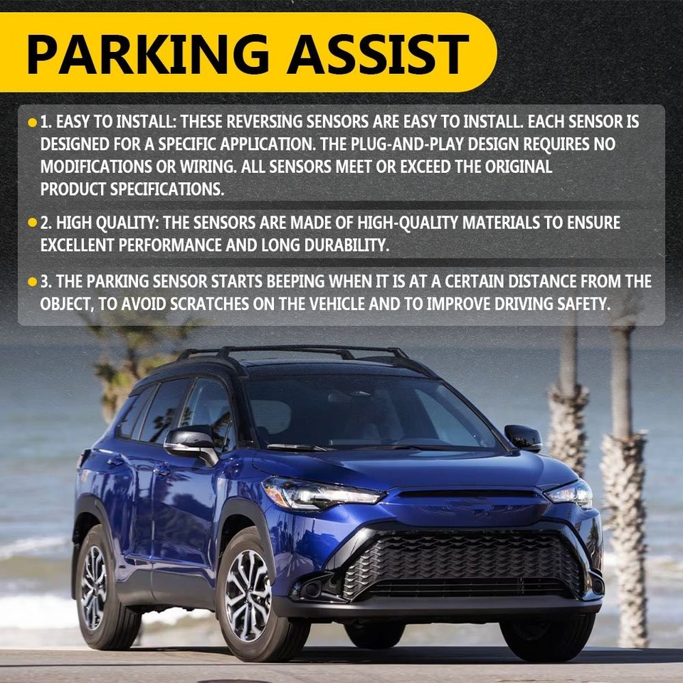 For 2021-2025 Toyota Sienna Corolla Cross Bumper Parking Sensor 89341 ...