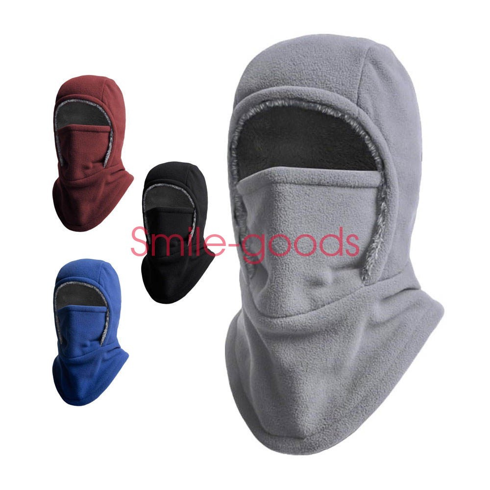 Winter Pullover Hat Full Face Mask Windproof Balaclava Hood Warm ...