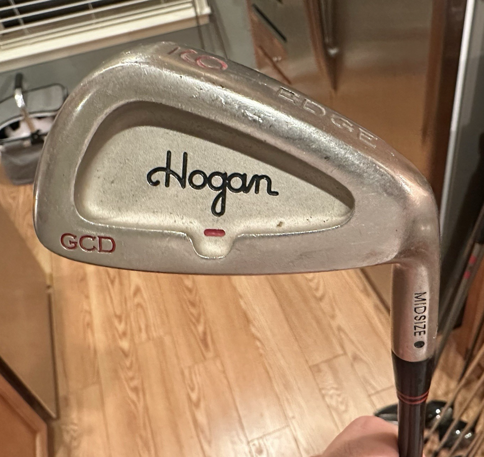 HOGAN EDGE GCD (9 IRON) GOLF CLUB W/ HOGAN GRAPHITE SHAFT & GOLF PRIDE ...
