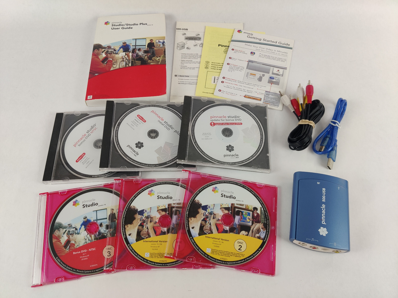 Pinnacle Studio 500 USB Computer Video Home Conversion/Editing ...