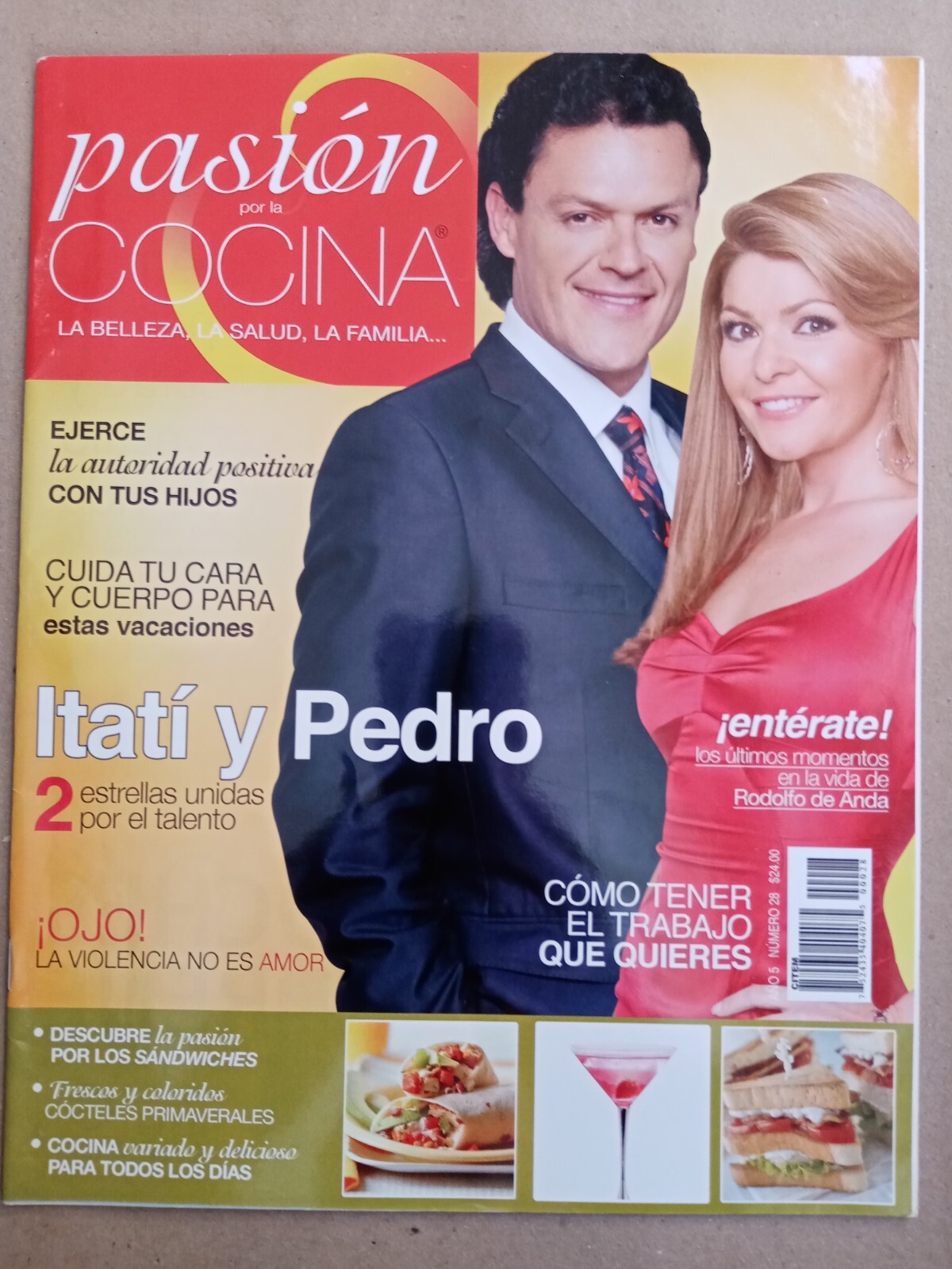 PEDRO FERNANDEZ ITATI CANTORAL PASION MEXICAN MAGAZINE MEXICO SPANISH ...