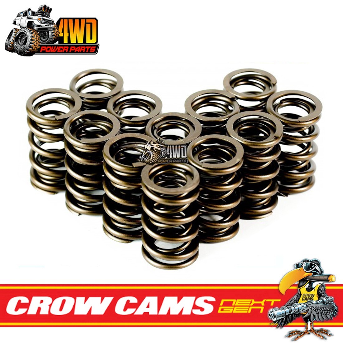 Crow Cams AU Falcon 4.0L Double Valve Springs & Retainers VTKAU-R Race ...