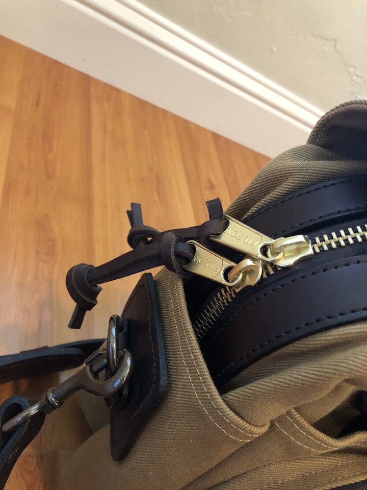 Filson Rugged Twill Padded Computer Bag | Tan | Made in USA | eBay