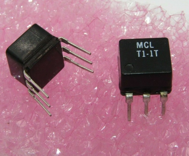 T1-1t-x65 Mini Circuits RF Transformer Plug in 6 Pin DIP 50 Ohm 0.08 to ...