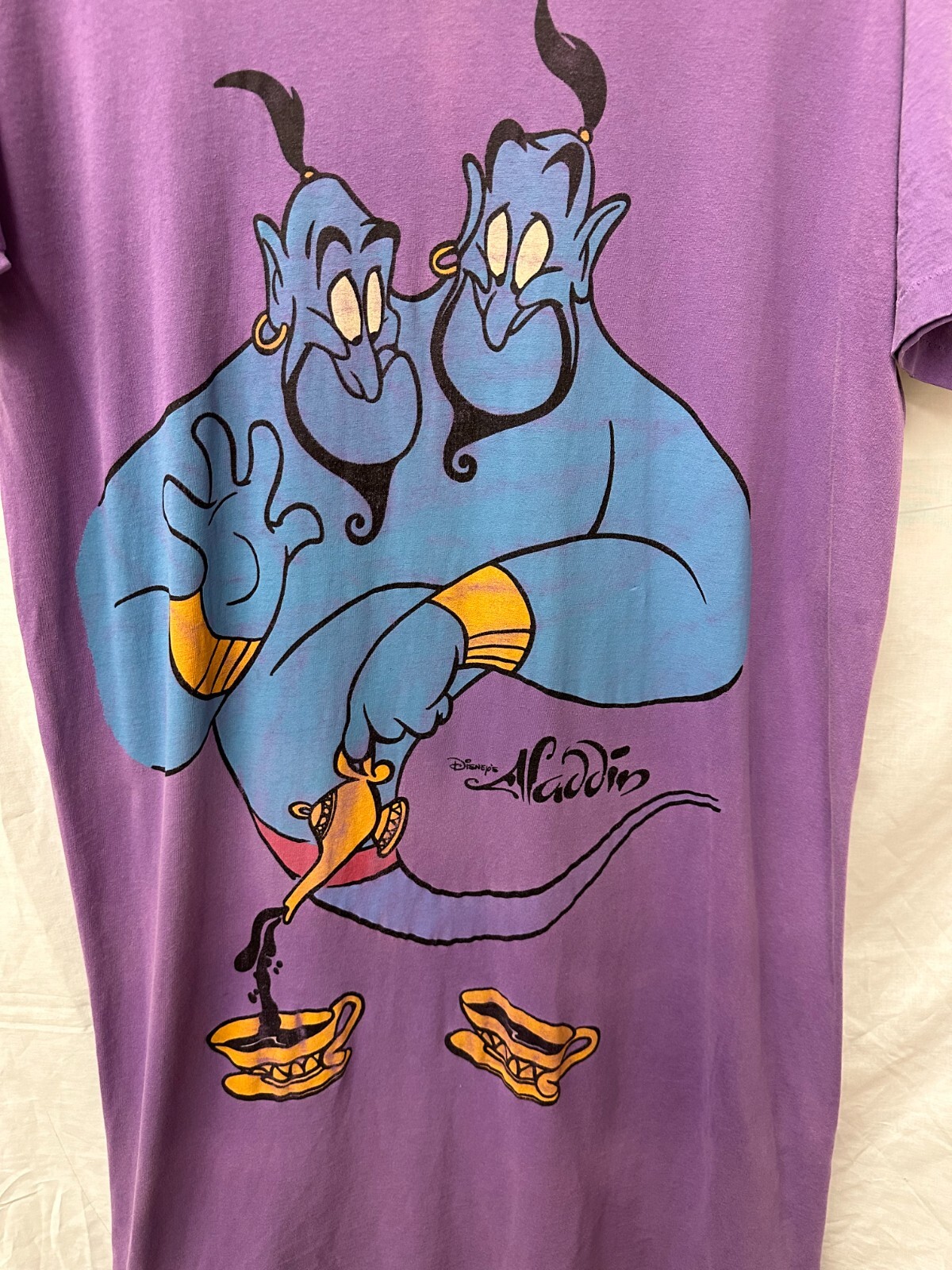 Vintage Disney Aladdin Genie Single Stitch Sleep Shir… - Gem