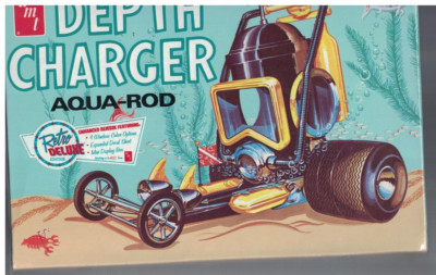 AMT DEPTH CHARGER AQUA- ROD Model Kit 1/25 Level 3 2009 | eBay