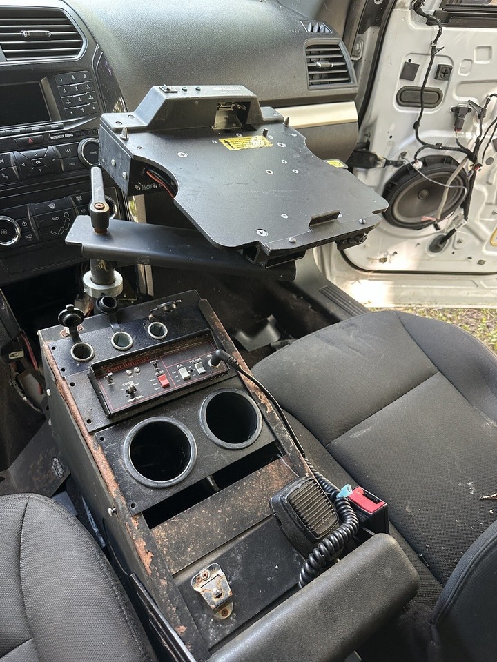 Police Console With laptop Stand | eBay