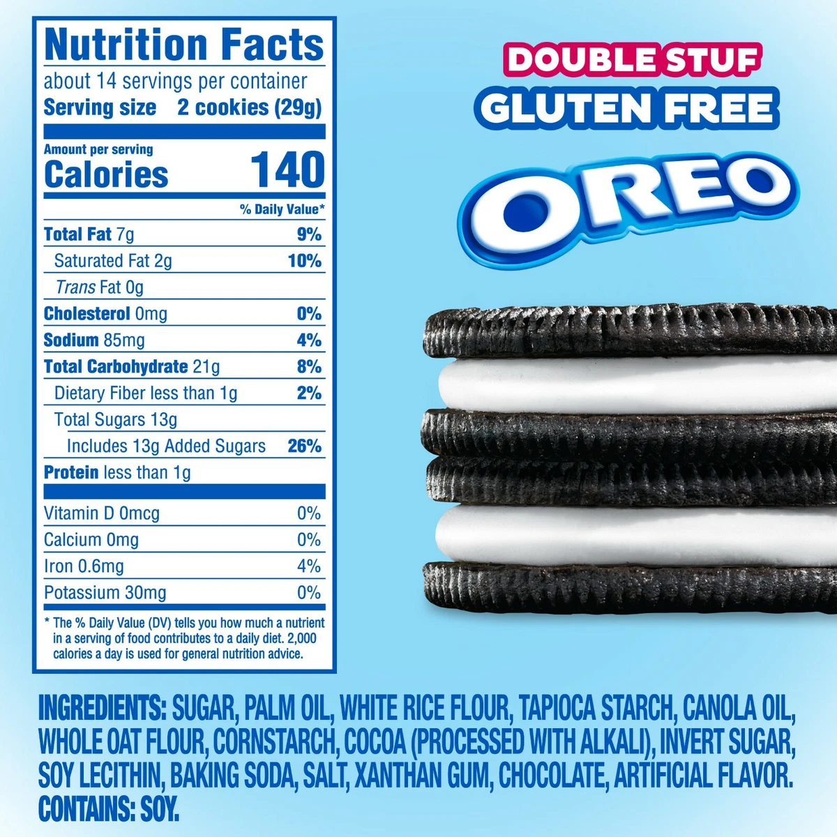 Oreos Nutrition Facts