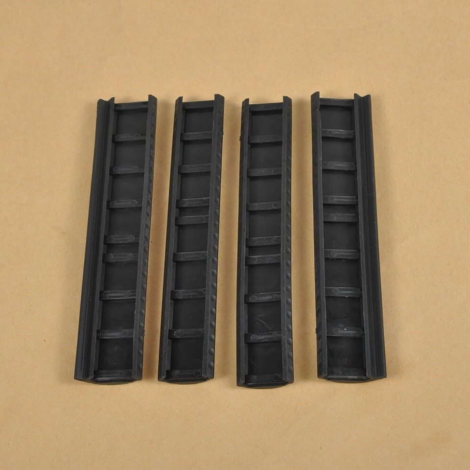 Picatinny Rail Protector Covers Soft Golf Surface 6.2" 4PCS Rail Rubber ...