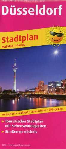 Düsseldorf. Stadtplan 1:16 000 [German] 9783961322138 | eBay