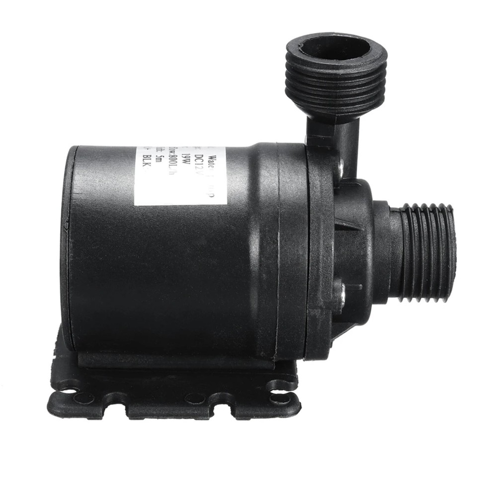Mini Water Pump Quiet 12V 800L/H USB Brushless Motor Submersible Pool ...
