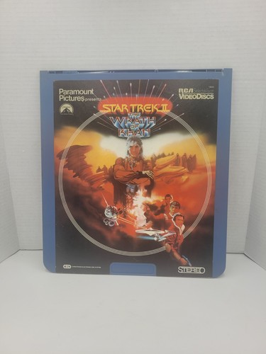 Star Trek II The Wrath Of Khan RCA SelectaVision CED VideoDisc Great ...