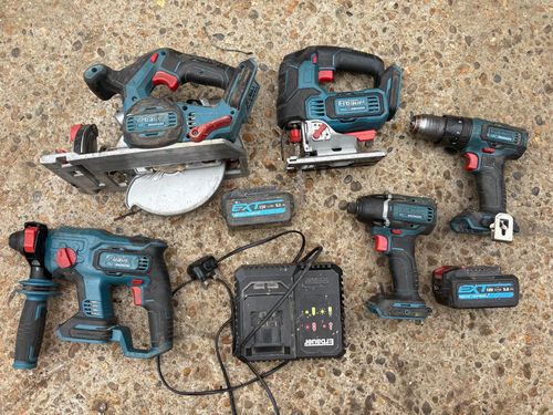 ERBAUER 18 VOLT CORDLESS TOOLS , IMPACT , COMBI DRILL CIRCULAR SAW ...