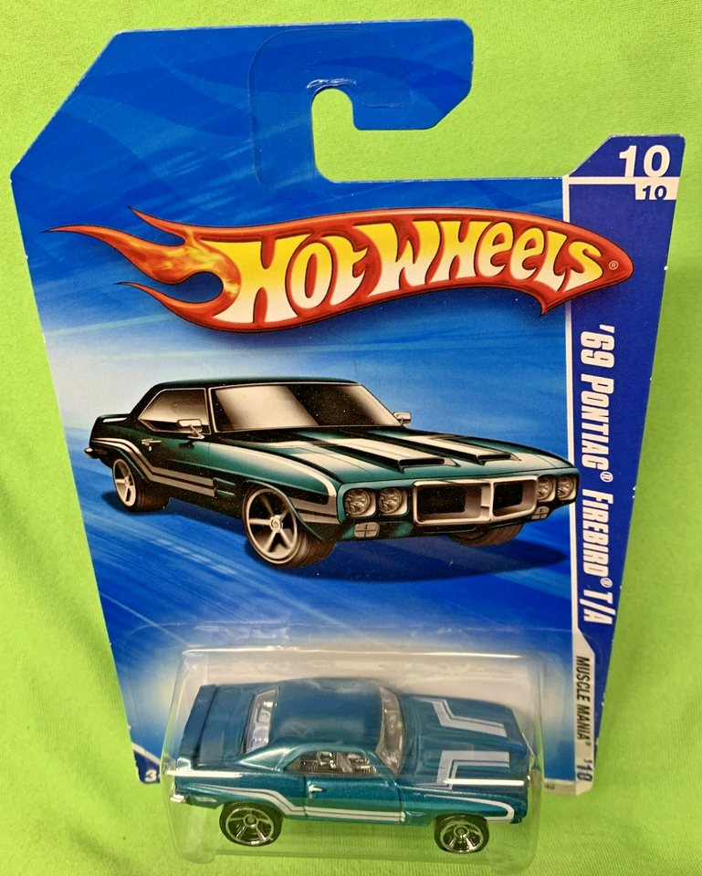 HOT WHEELS 2010::’69 PONTIAC FIREBIRD T/A::MUSCLE MANIA 10/10👀 | eBay
