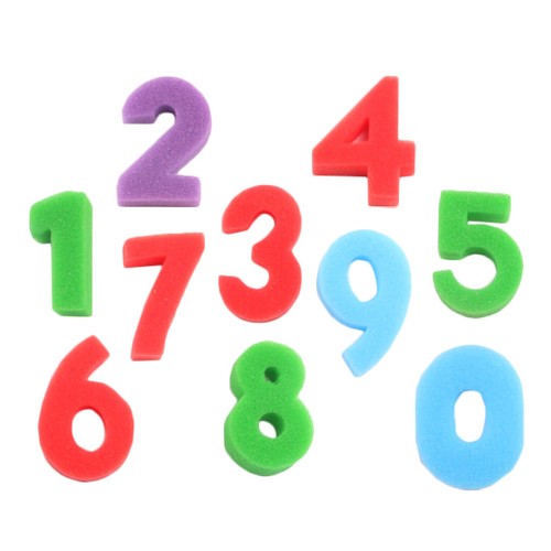 10 Pcs Sponge Number Children's Painting Eva Stamp Alphabet Drawing ...