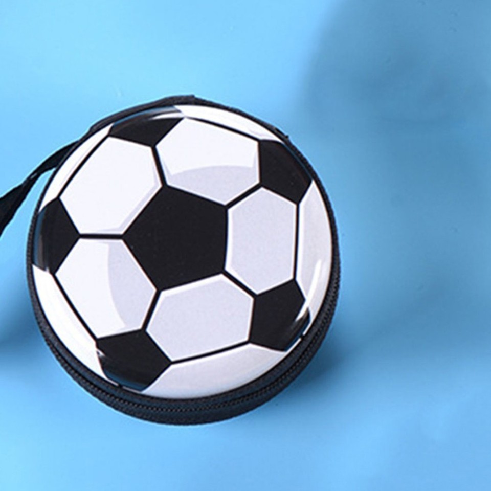 2 PCS Change Container Football Shaped Purse Coin Wallet for Keychain ...