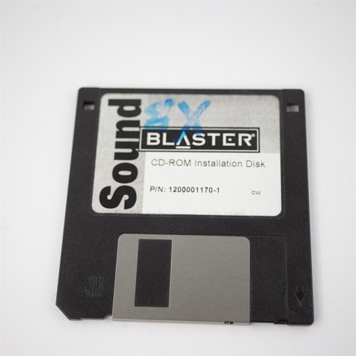 Creative Sound Blaster cd-rom Installation Floppy Disk 1200001170-1 | eBay