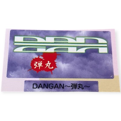 Sony PlayStation 1 Ps1 Dangan Dan Gan Official Rare Memory Card Sticker ...