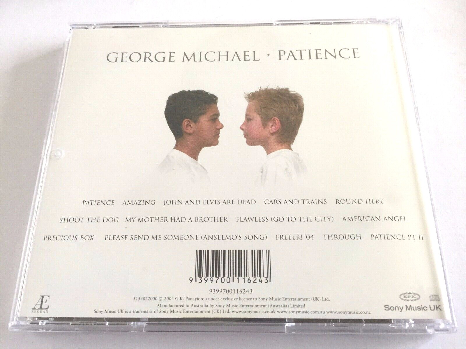 George Michael - Patience - 2004 - Album - CD | eBay Australia