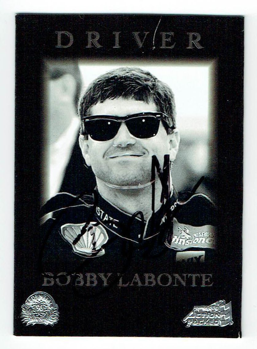 Bobby Labonte #29 signed autograph auto 1996 Pinnacle Action Packed ...