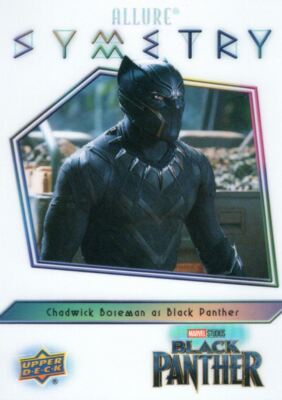 Marvel Allure White Symmetry Chase Card 13 Chadwick Boseman as Black ...