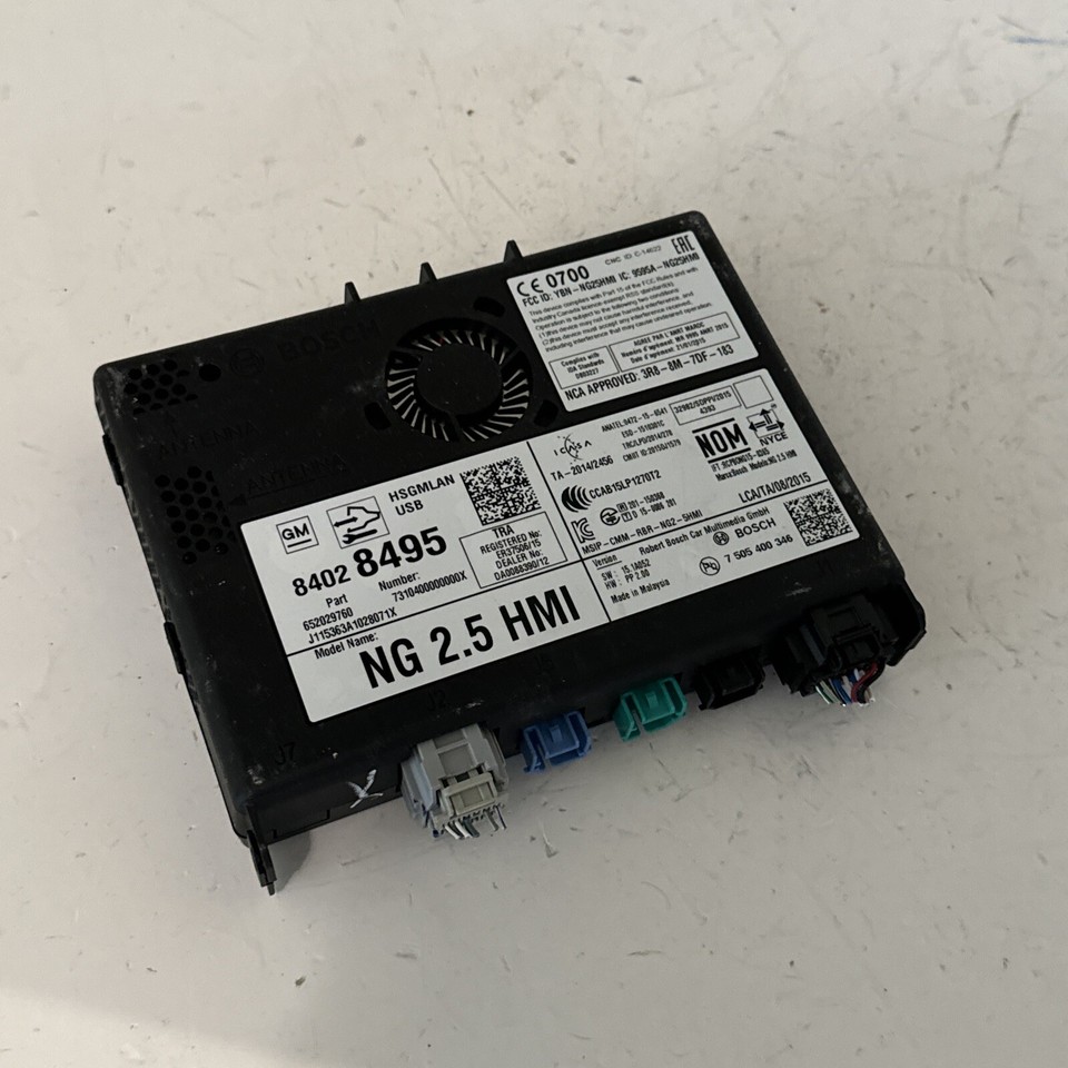 2016 CHEVROLET MALIBU HMI HUMAN MACHINE INTERFACE MODULE OEM 84028495 ...