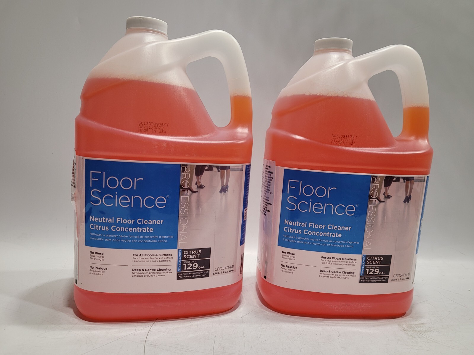 Diversey Cbd540441 Floor Science Neutral Cleaner Concentrate Slight ...