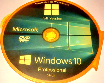 A Rare Microsoft Windows 10 Professional Operating System Disc | eBay