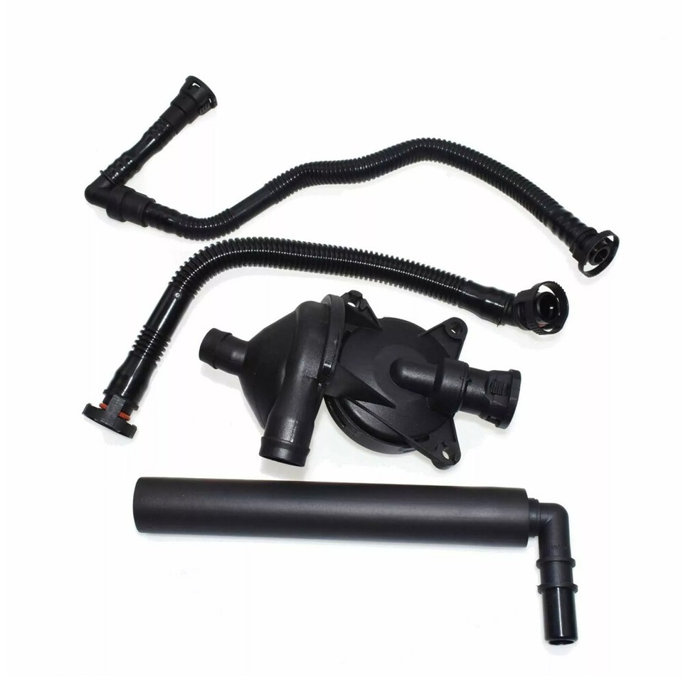 Crankcase Breather PCV Valve w/ Hose Kit For BMW E46 318i E90 E91320i ...