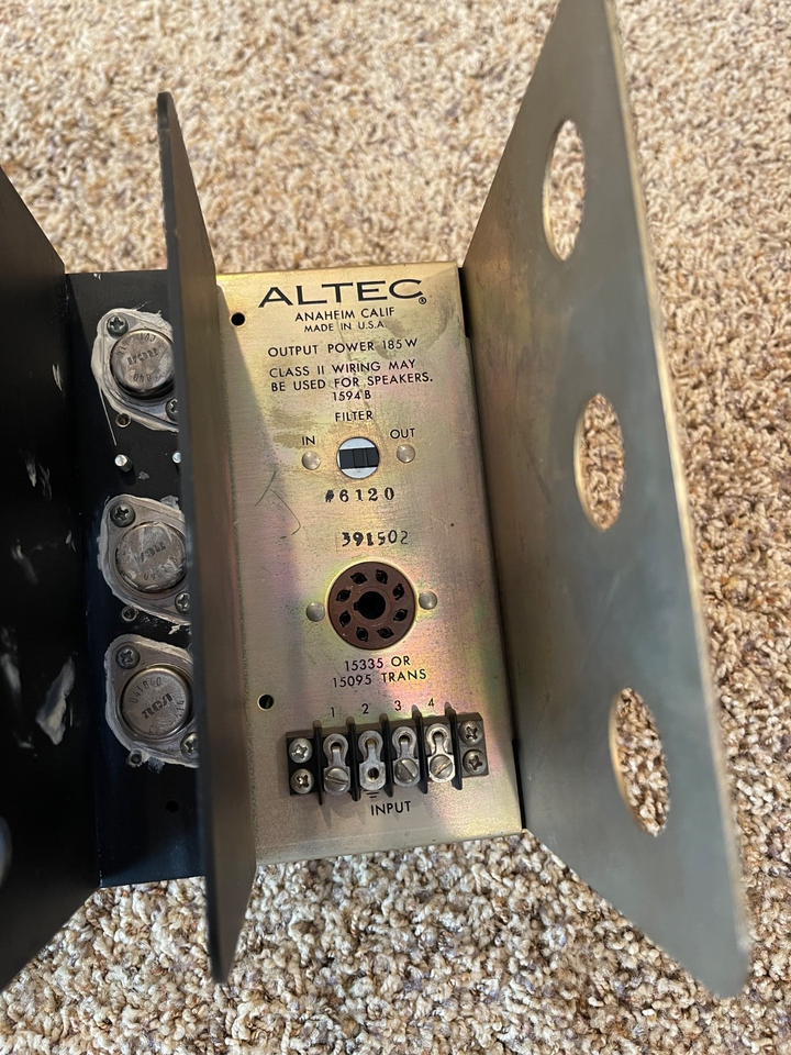Altec Lansing 1594B Solid State Amplifier | eBay