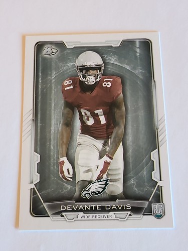 2015 Devante Davis #102 Rookie Rc Bowman Football | eBay