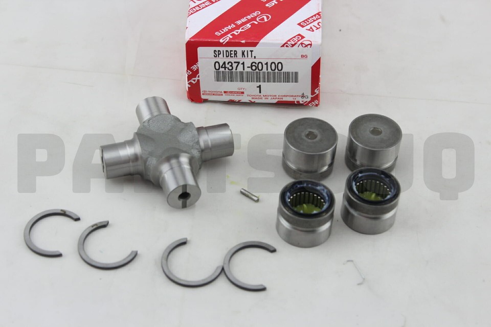 0437160100 Genuine Toyota SPIDER KIT, REAR PROPELLER SHAFT UNIVERSAL ...