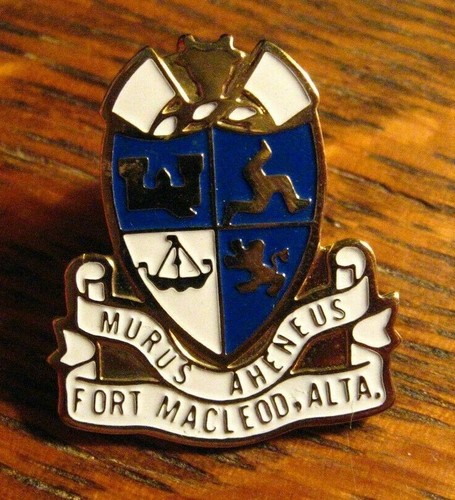 Fort Macleod Lapel Pin - Vintage Alberta Canada Town Canadian City ...