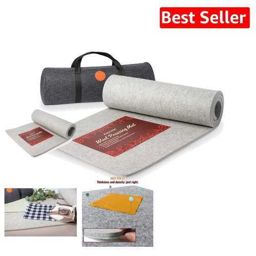 Extra Large 22" x 60" Wool Pressing Mat with Carrying Case for Quilting ...