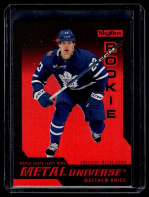 2023-24 SkyBox Metal Universe 2008-09 Rookie Retros Red Matthew Knies ...