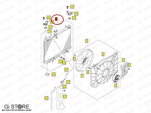 OEM 17700M68P00 Radiator Assembly Fits for Suzuki Swift Baleno | eBay