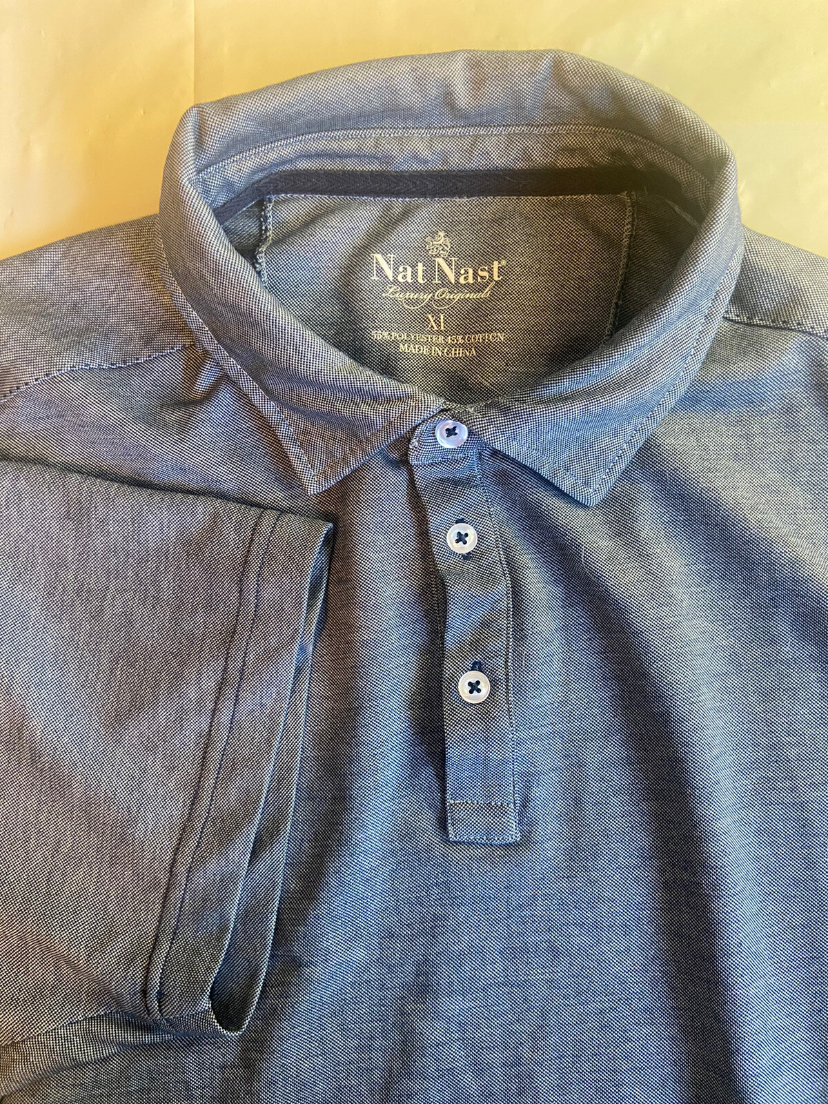 Nat Nast Men's Graphite Black Short Sleeve Polo Shirt… - Gem