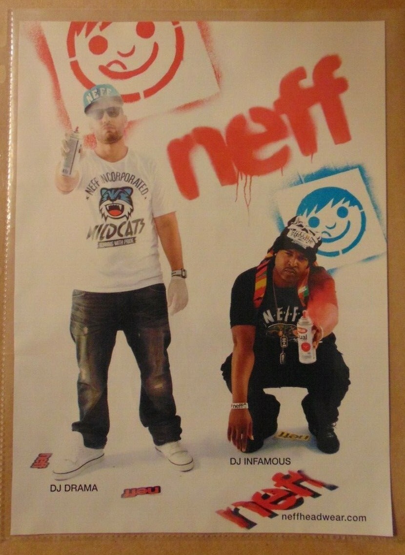 NEFF HEADWEAR Hat TRUCKER Cap Graffiti Head Wear Print Ad Advertisement ...