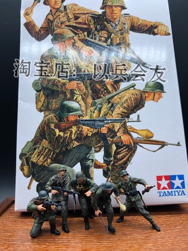 1/35 German Camouflage Front Line Infantry 5 Soldiers Painted Model New ...