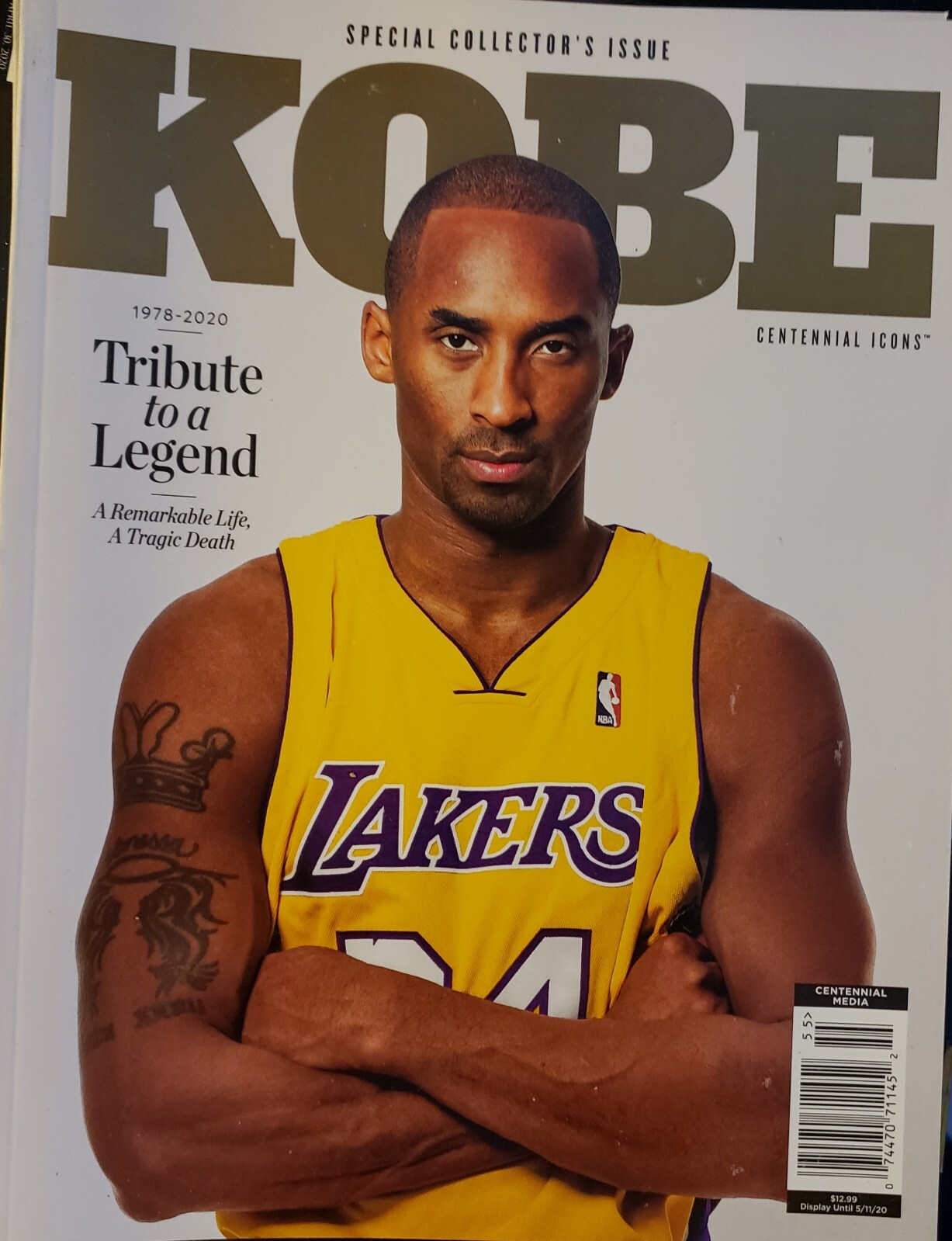 KOBE BRYANT - SPECIAL COLLECTORS ISSUE - CENTENNIAL MAGAZINE - 2020 | eBay