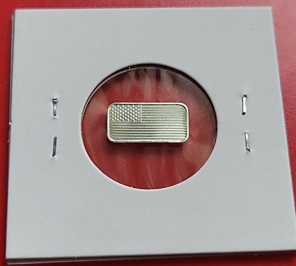 2024 Donald Trump USA Flag - 1 gram .999 Fine Pure SILVER Bullion Proof ...