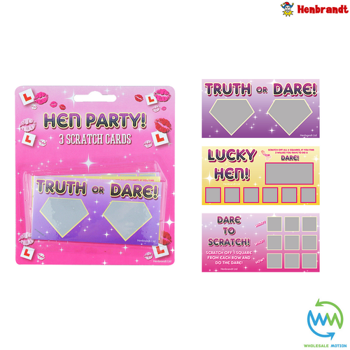 HEN PARTY SCRATCH CARD Pink Girl Games NOVELTY Hen Do NIGHT OUT GIRLS ...