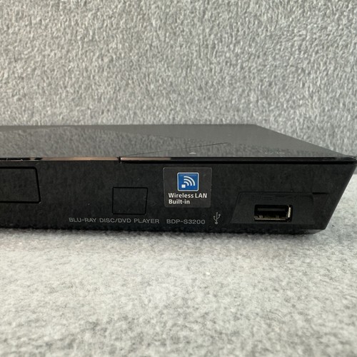 Sony BDP-S3200 Blu-Ray DVD Player Smart WiFi Streaming HDMI NO REMOTE ...