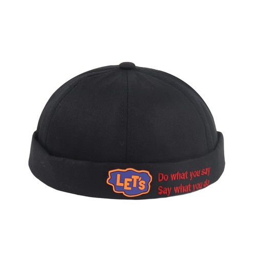 Brimless Hats Beanie Sailor Cap Worker Hat Docker Caps Rolled Cuff ...