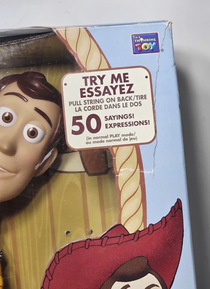 Woody Thinkway Toys TRUE Wave 1 Cloud Label - Toy Story Collection (Don ...