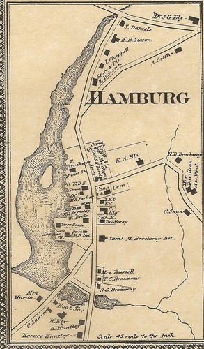 Lyme Hamburg Hadlyme Brockway Landing CT 1868 Maps with Homeowners ...
