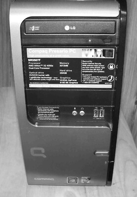 Compaq Presario SR5507F AMD Athlon 4050e 4GB Ram 250gb hd nvidi GT610 ...