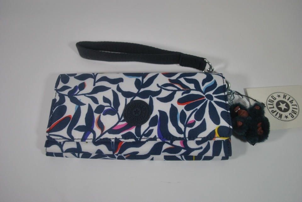 New With Tag Kipling RUBI Large Wallet / Wristlet with Furry Monkey | eBay