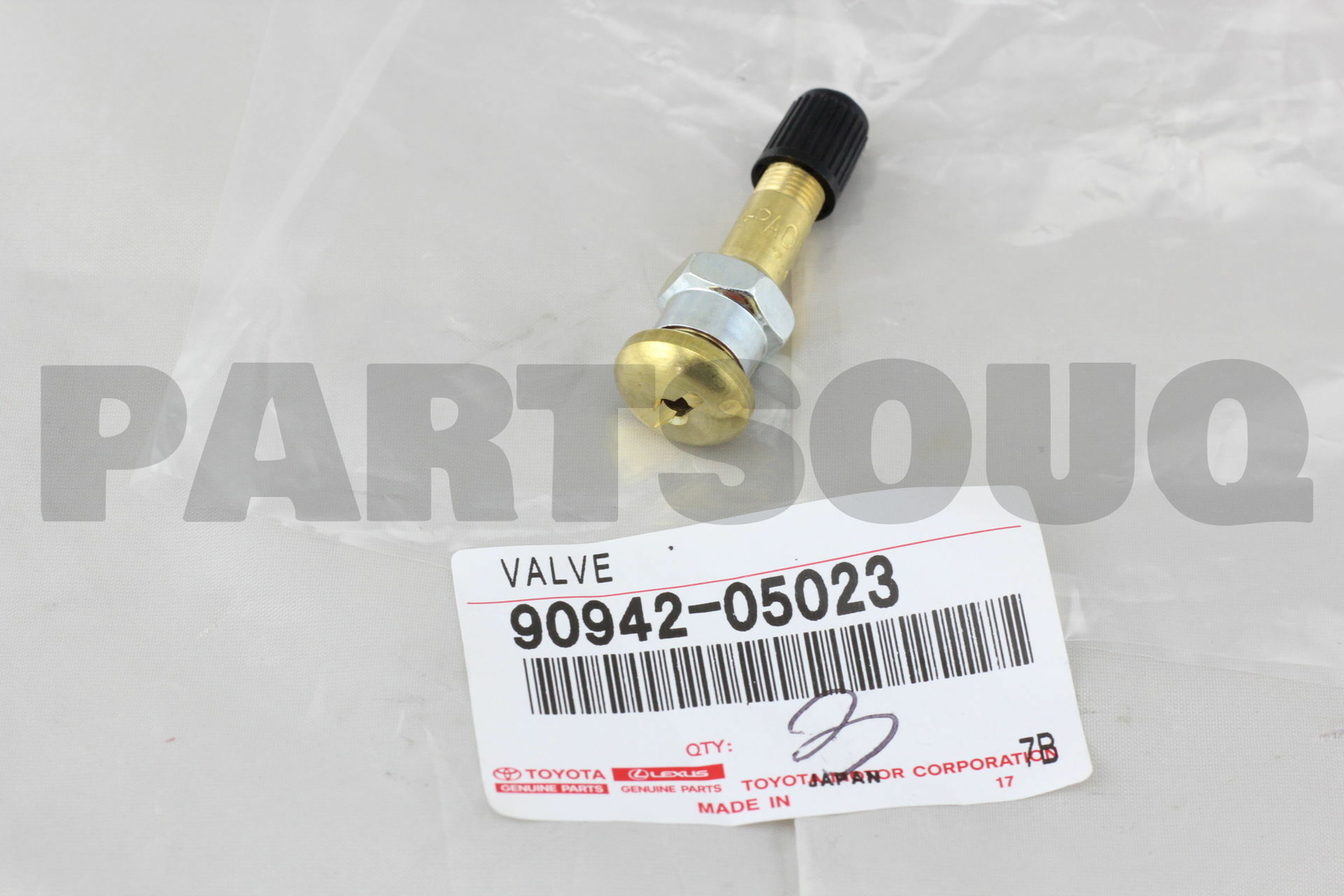 9094205023 Genuine Toyota VALVE (FOR TUBELESS TIRE SPARE) 90942-05023 ...