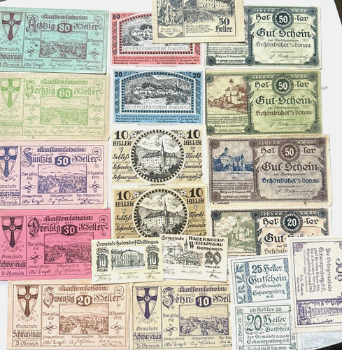 20th Century Vintage Austrian Banknote Lot (20 Notes). OMG 21 | eBay